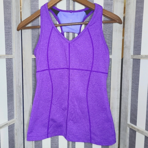 Athleta | Tops | Athleta Purple Workout Top | Poshmark